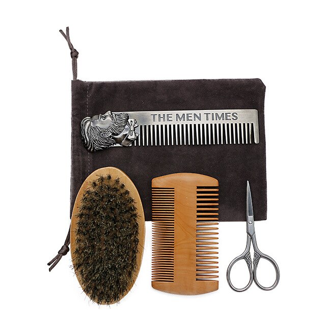 Professionele Baard Kam Kit Dubbele Baard Olie Hoo... – Vicedeal