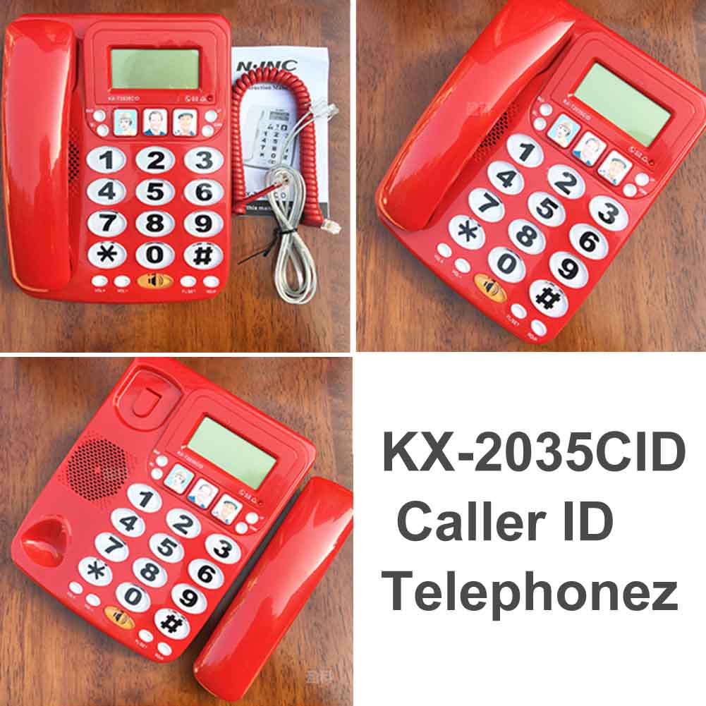 KX 2035CID Home Phone Fast Dial Caller ID Mini Por... – Grandado