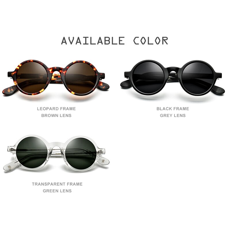 HEPIDEM Acetate Vintage Polarized Sunglasses Men G... – Grandado