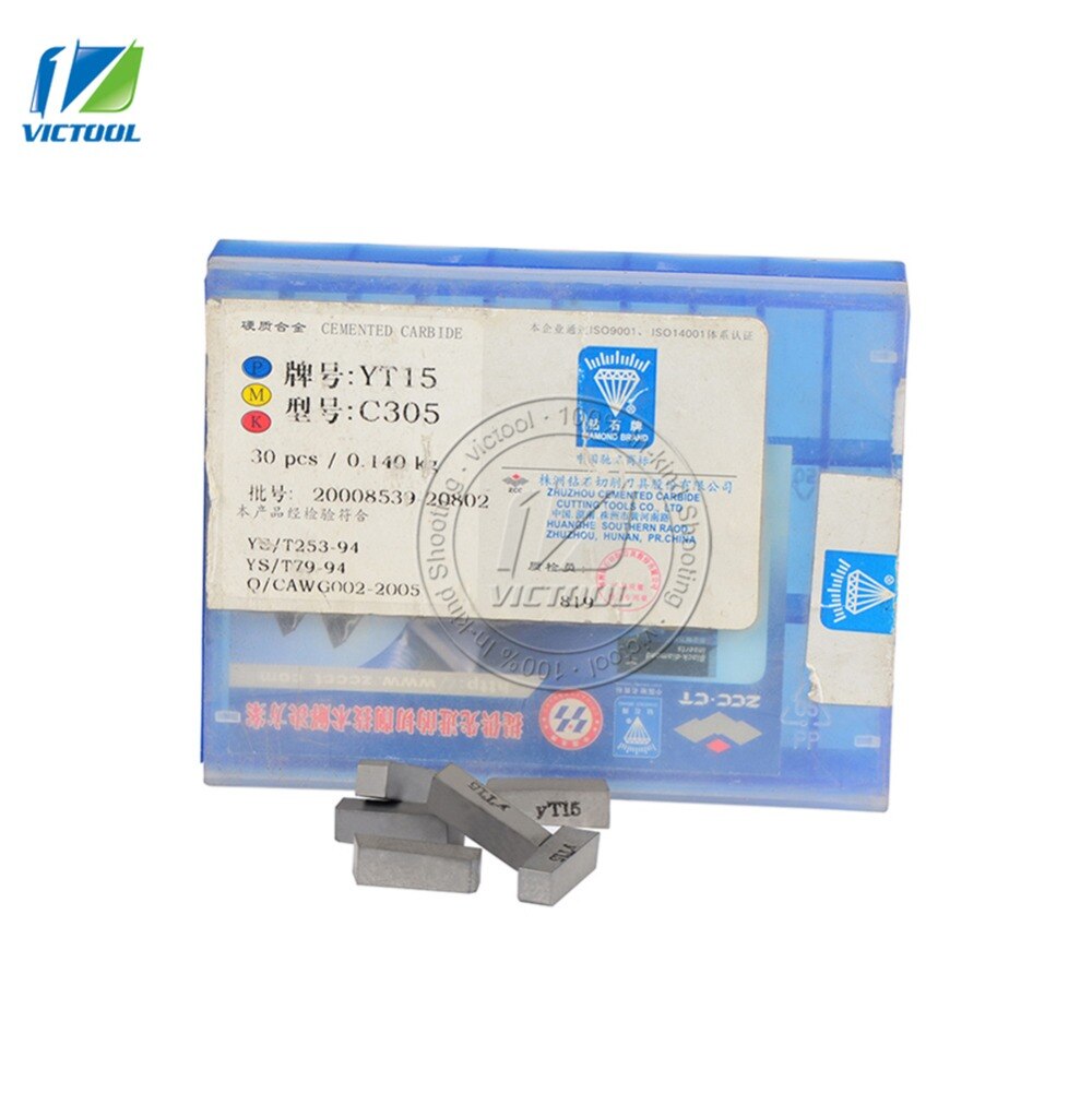 10pcs/lot C305 YT15 tungsten brazed tips Carbide i... – Grandado