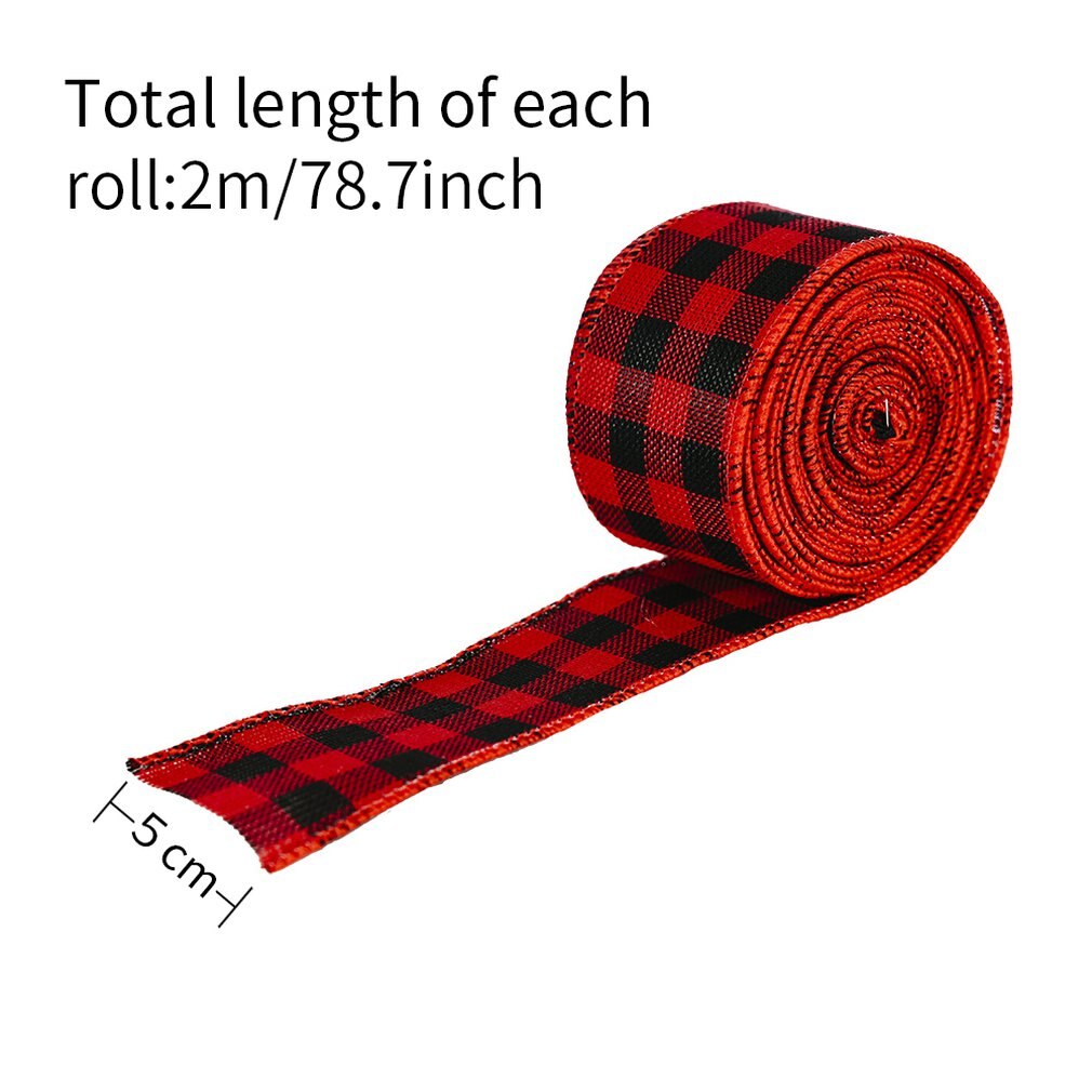 a roll of Christmas decoration lattice webbing str... – Grandado