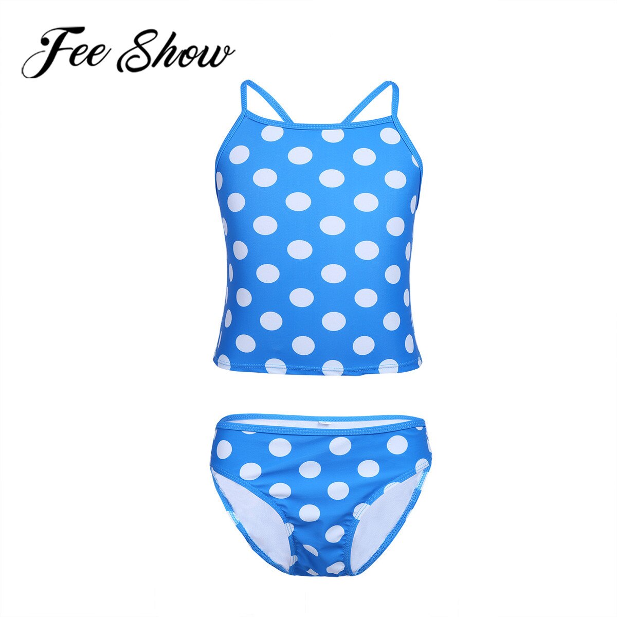 FEESHOW Summer Kids Beach Wear Girls Swimwear Spag... – Vicedeal