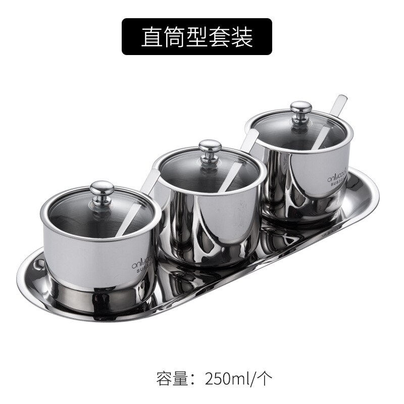 Seasoning Box 304 Stainless Steel Seasoning Pot Se... – Grandado