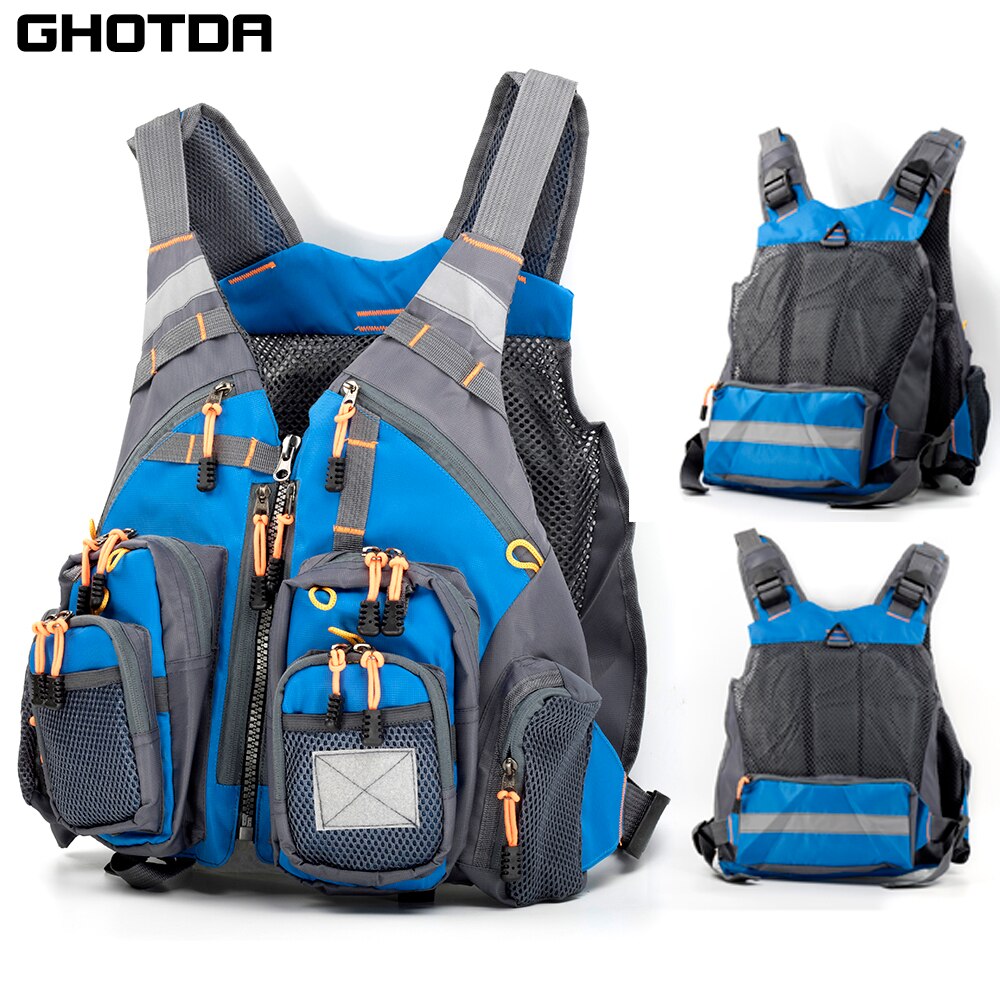 Night Vision Reflector Fishing Life Jacket Sailing... – Vicedeal