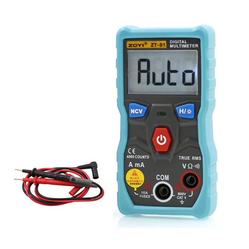 -S1 Lcd-scherm Digitale Multimeter Tester Autorang... – Vicedeal