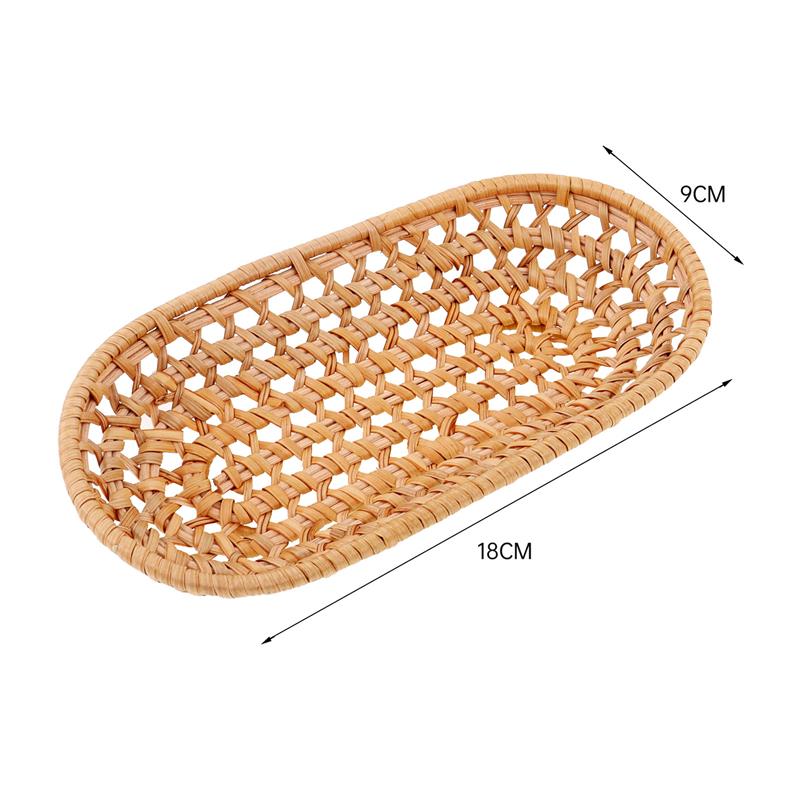 Plant Fiber Weaving Basket Rectangle Oval Round Ra... – Grandado