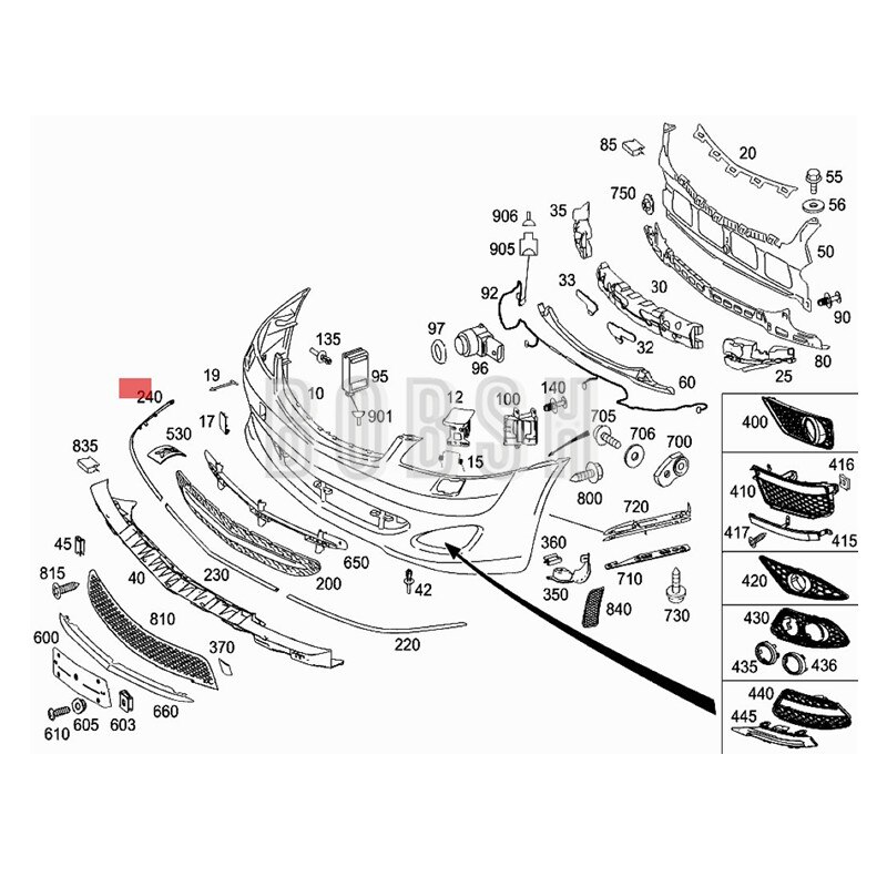 Auto Decoratieve Strip -mer Ced Esb EnzS420S500 S4... – Grandado