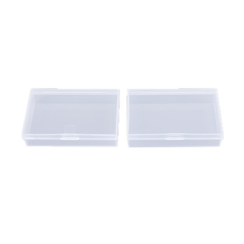 2pcs Transparent Plastic Boxes Playing Cards Conta... – Grandado