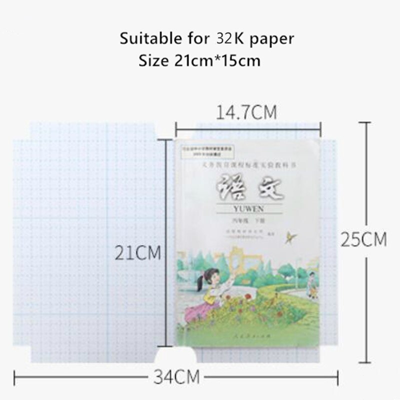 5PCS Transparent Protective Book Cover Folders A4 ... – Grandado