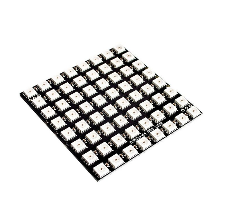 8*8 64Pixel 5050 WS2812B Built-in WS2811 addressab... – Grandado