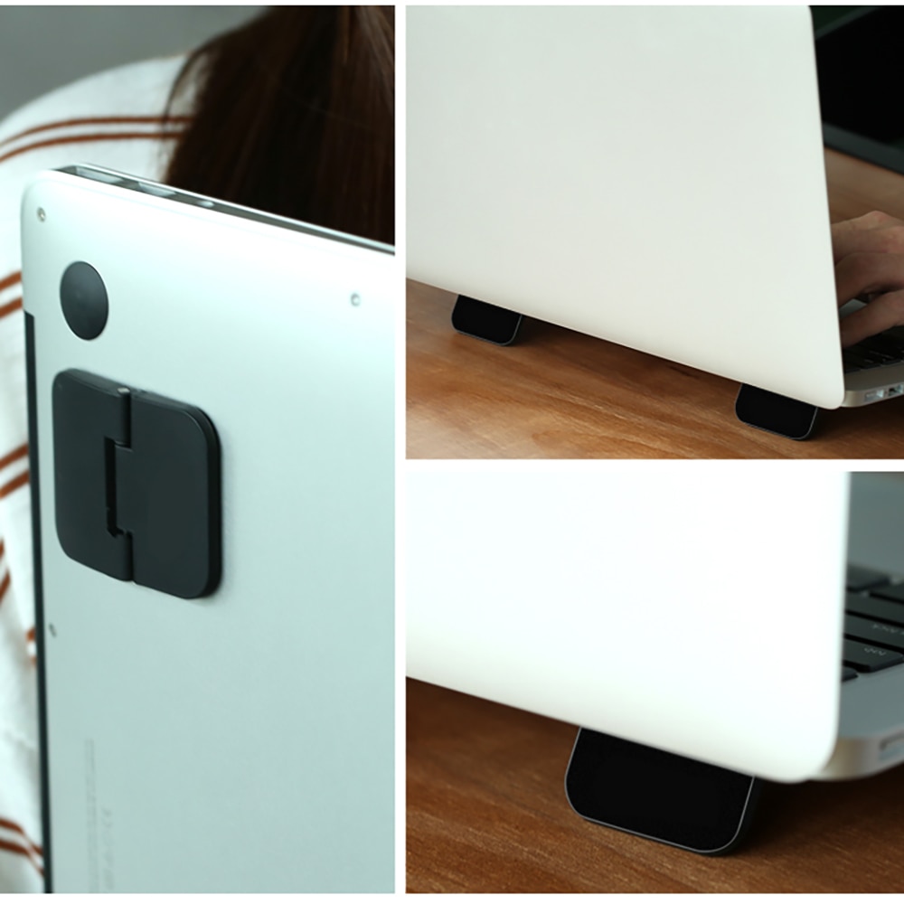 Laptop Stand Cooler Black Cooling Bracket Radiator... – Grandado