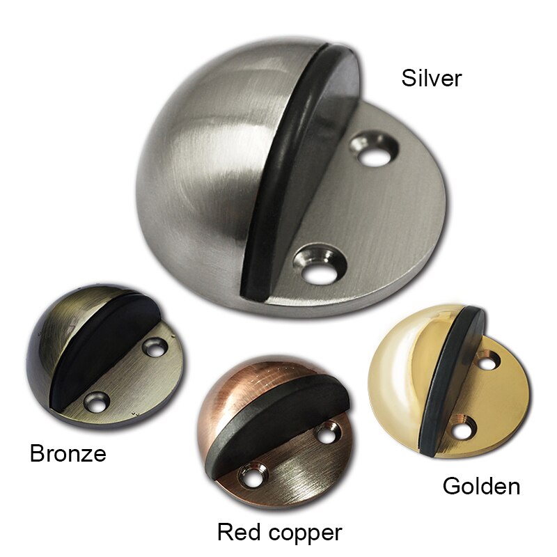 Floor Door Stopper Metal Door Stopper Rubber Bumpe... – Grandado