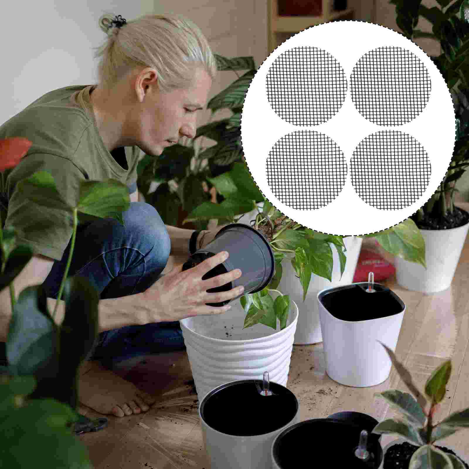 20Pcs Planter Mesh Pad Plastic Bloempot Gat Pads B... – Vicedeal
