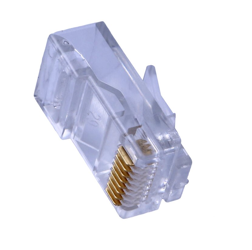 100 Units- RJ45 Connectors Ethernet LAN 8P8C UTP N... – Grandado