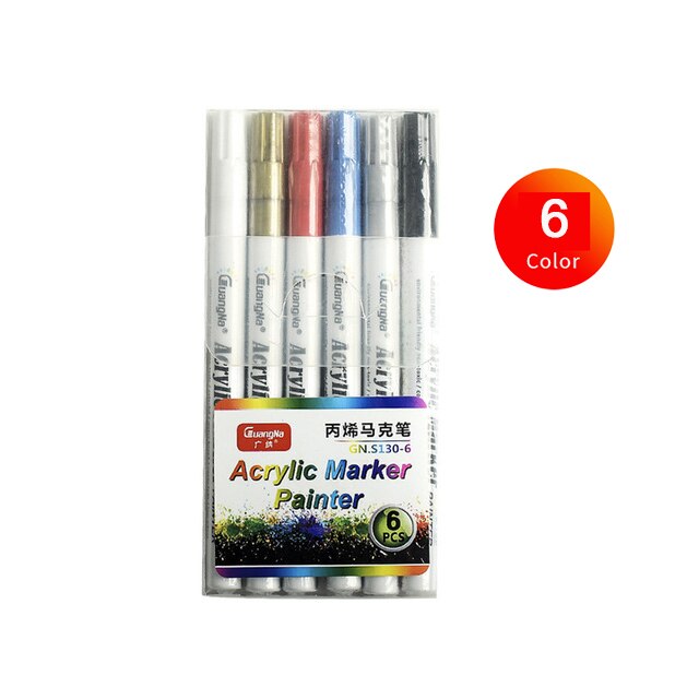 12/18/36 colors 0.7mm Acrylic Paint Marker Pen for... – Grandado