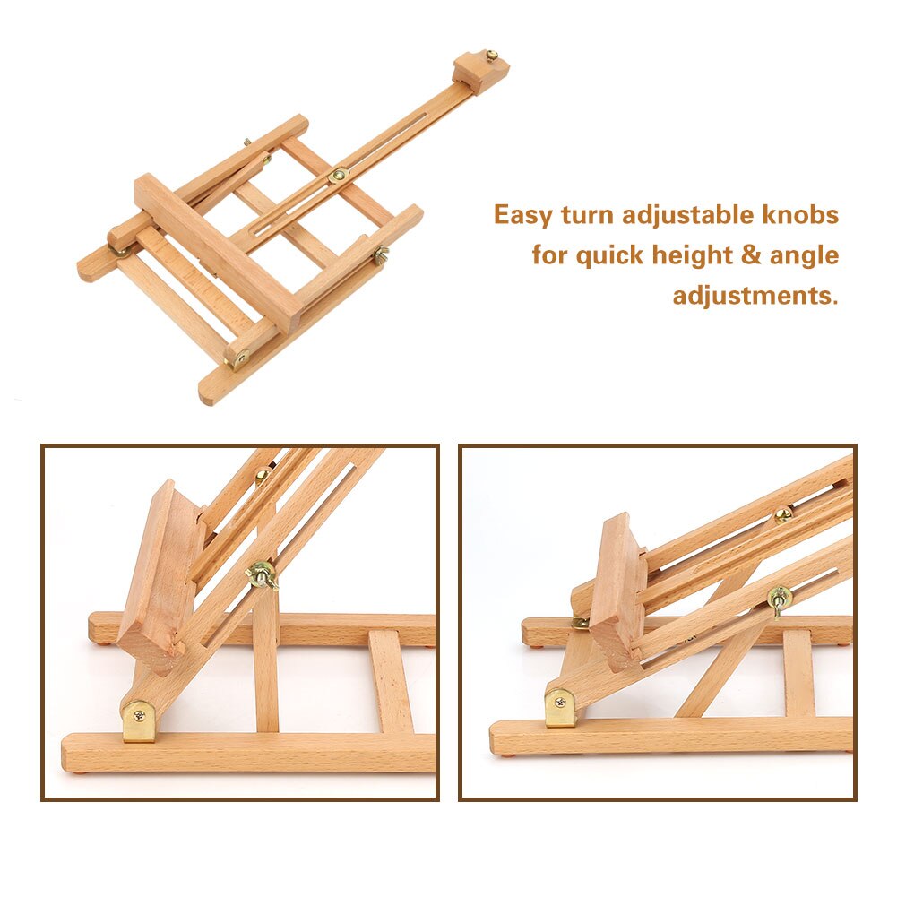 H-Frame Art Easel Fixed Canvas Panels Outdoor Fold... – Grandado