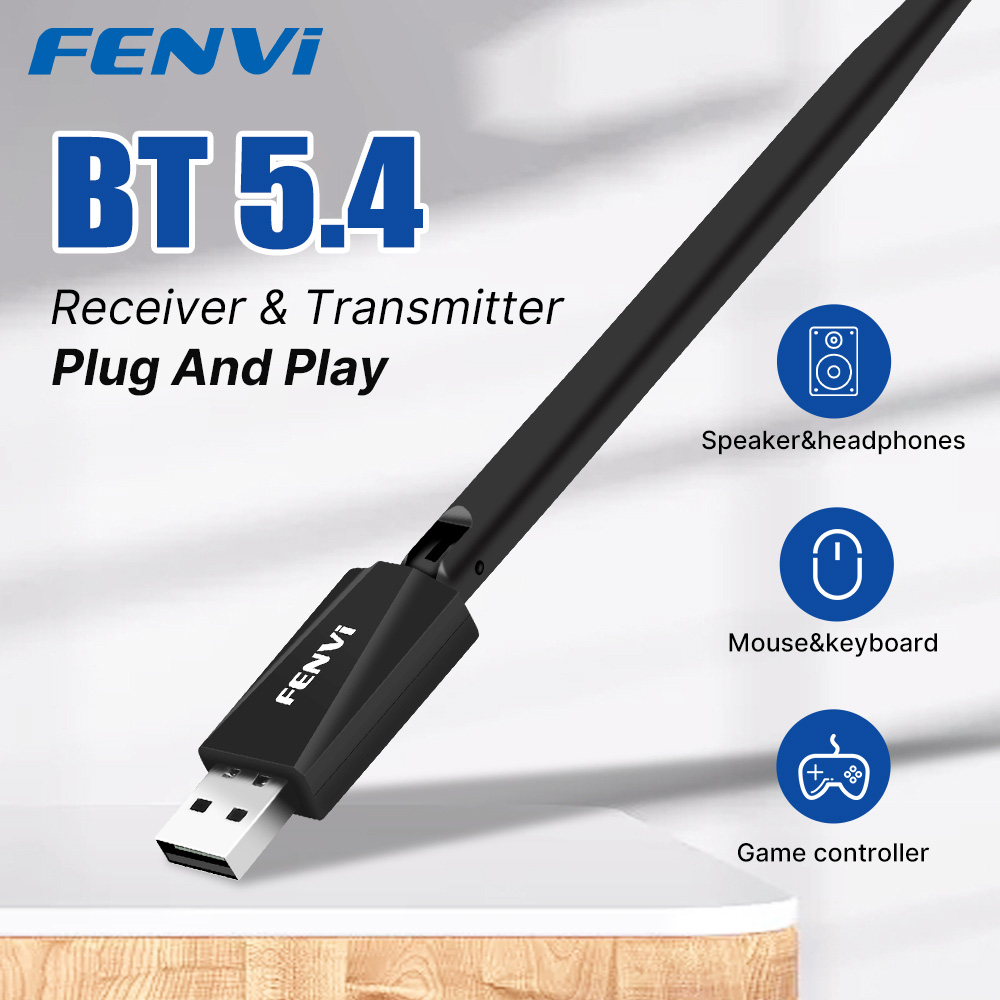 Fenvi USB Bluetooth 5.4 Adapter Dongle Free Driver... – Grandado