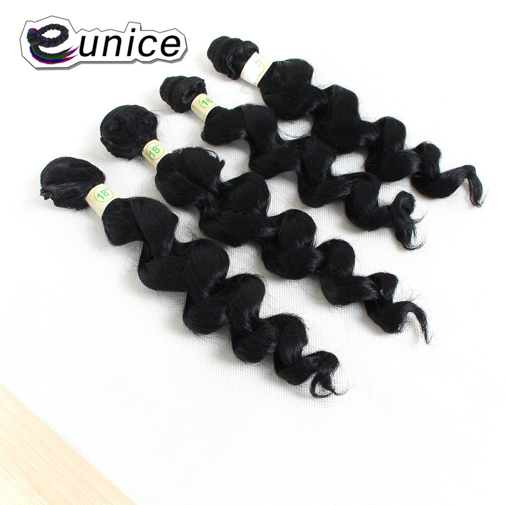Eunice Hair Bundles Pre-Colored 4PCS/Package Synth... – Grandado