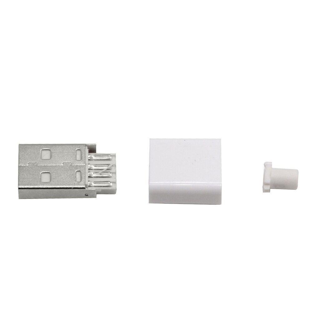 1/5/10pcs Welded Wire USB Plug Head Three-Piece Se... – Vicedeal