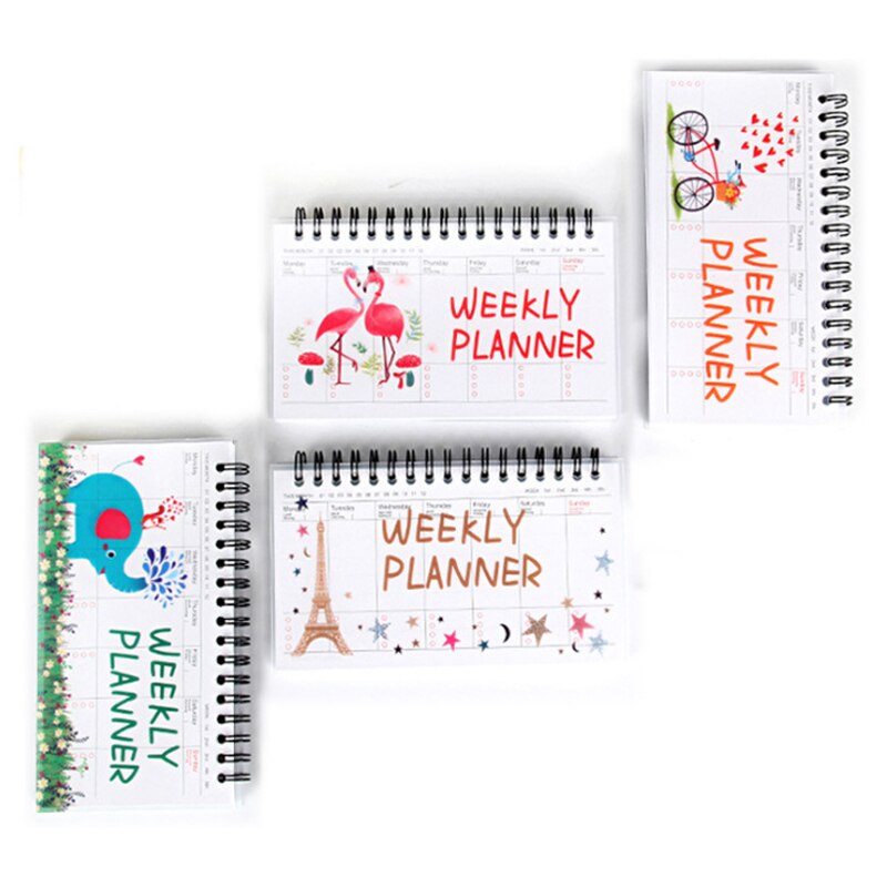 Cartoon Tearable Notebook Weekly Planning Schedule... – Vicedeal