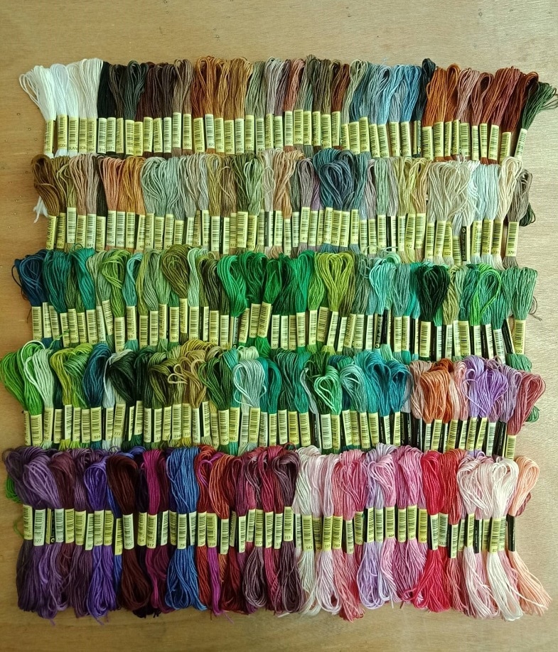 70pcs/set Anchor Cross Stitch Cotton Embroidery Th... – Grandado