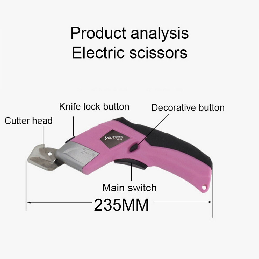 20W Electric Scissor Multipurpose Fabric Auto Cutt... – Vicedeal