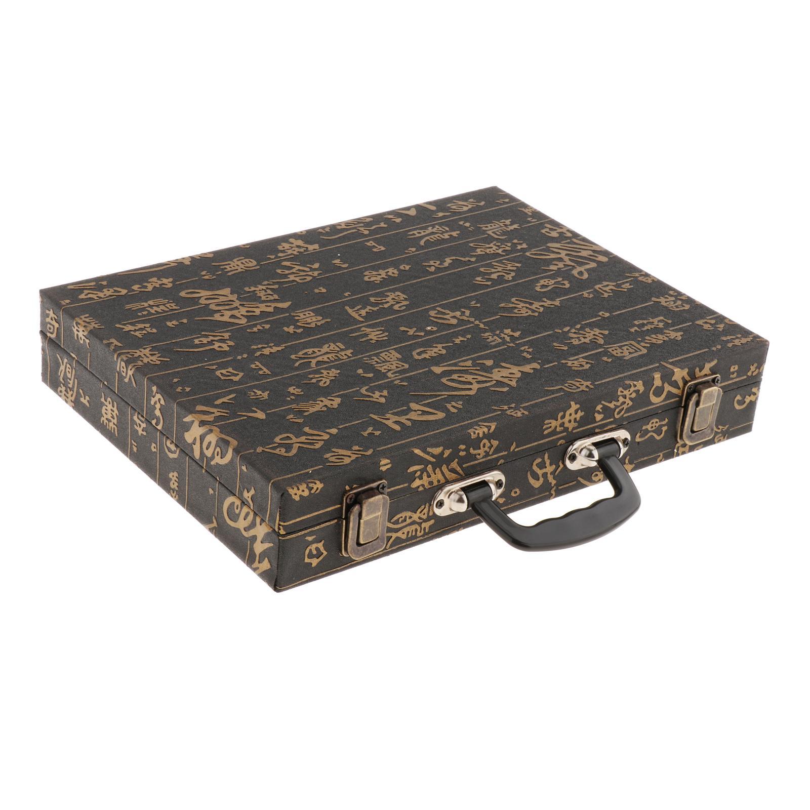 Ebony Wood Chinese Chess Set Traditional Xiangqi E... – Vicedeal