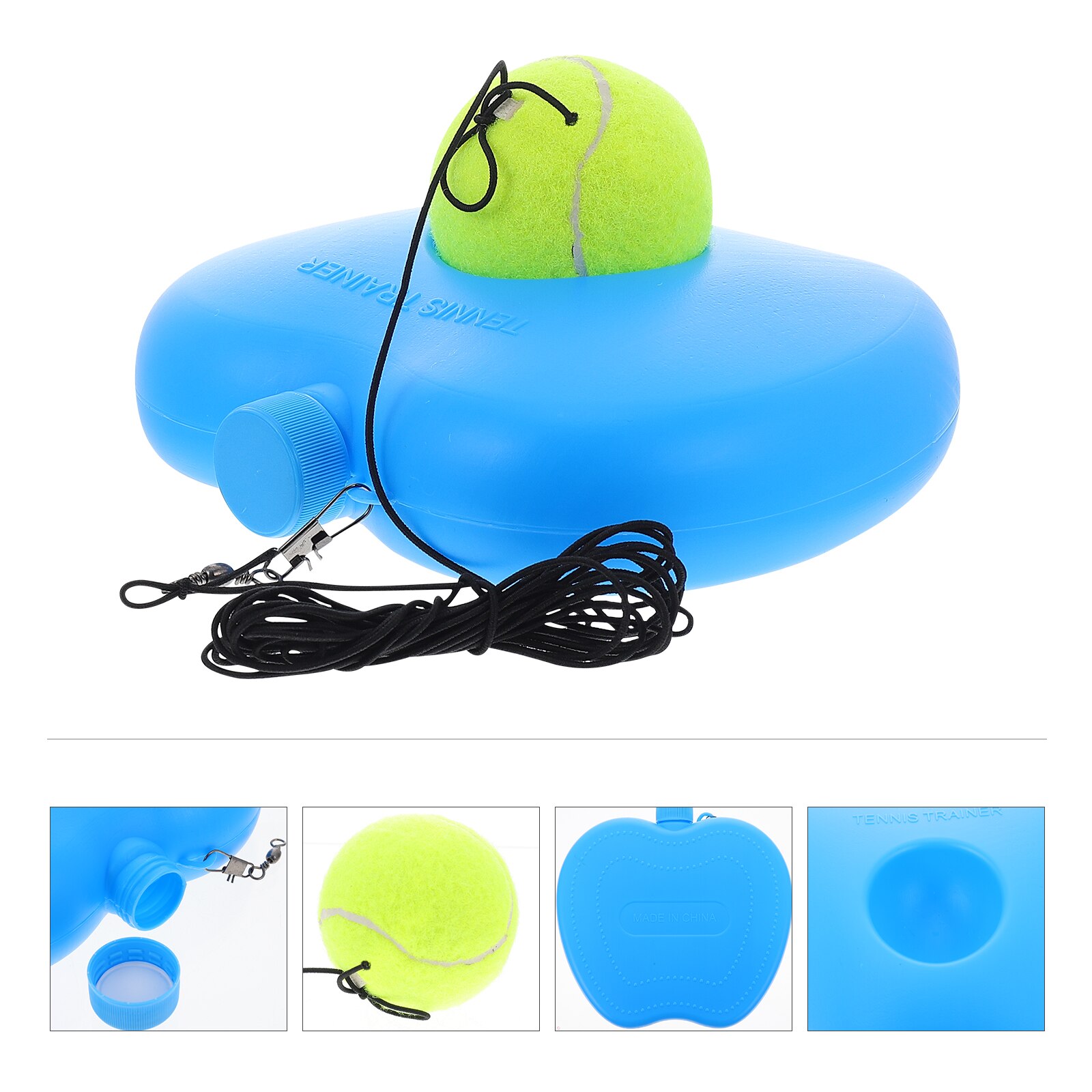 1 Set Self-study Training Tool Tennis Training Bas... – Vicedeal