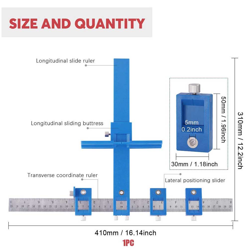 Woodworking Joinery Hand Tool Multi-Function Drill... – Grandado