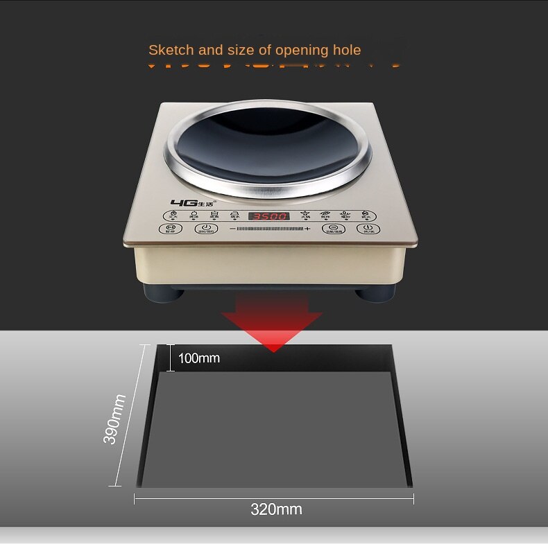 3500W220V Embedded embedded induction cooker Embed... – Grandado