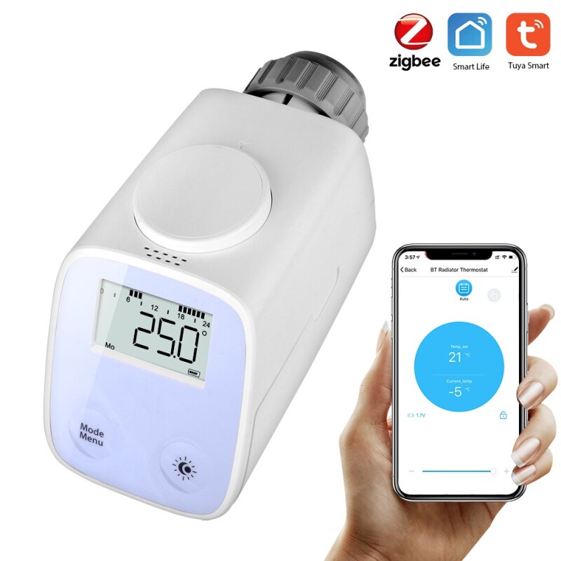 Tuya Smart Home Radiator Valve Smart Valve Tempera... – Grandado Tuya Smart Home Radiator Valve Smart Valve Tempera... – Grandado