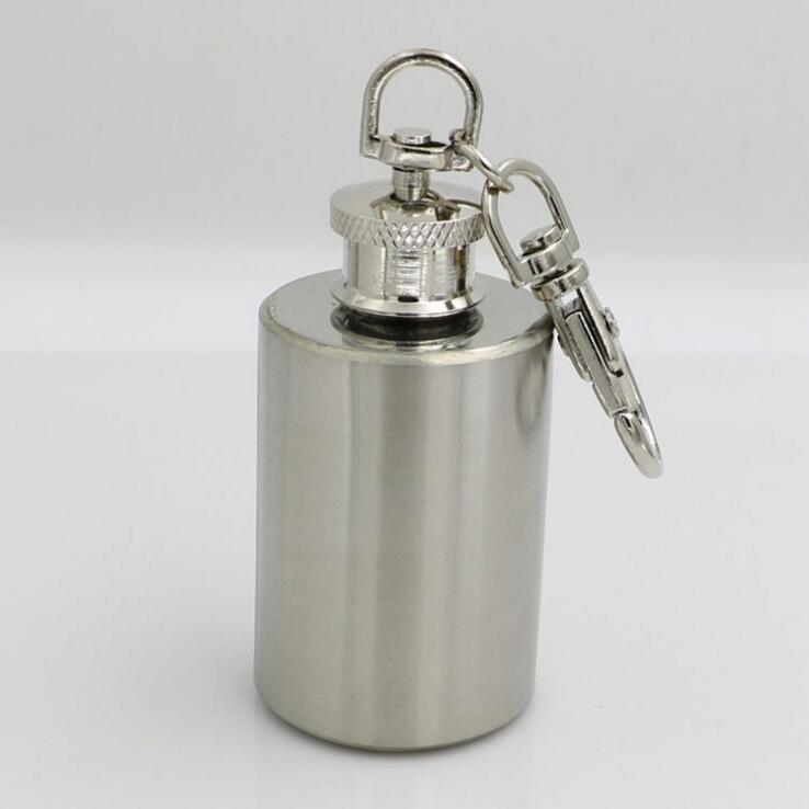 1 oz Stainless Steel Jug Alcohol Cylinder Shape Fl... – Grandado