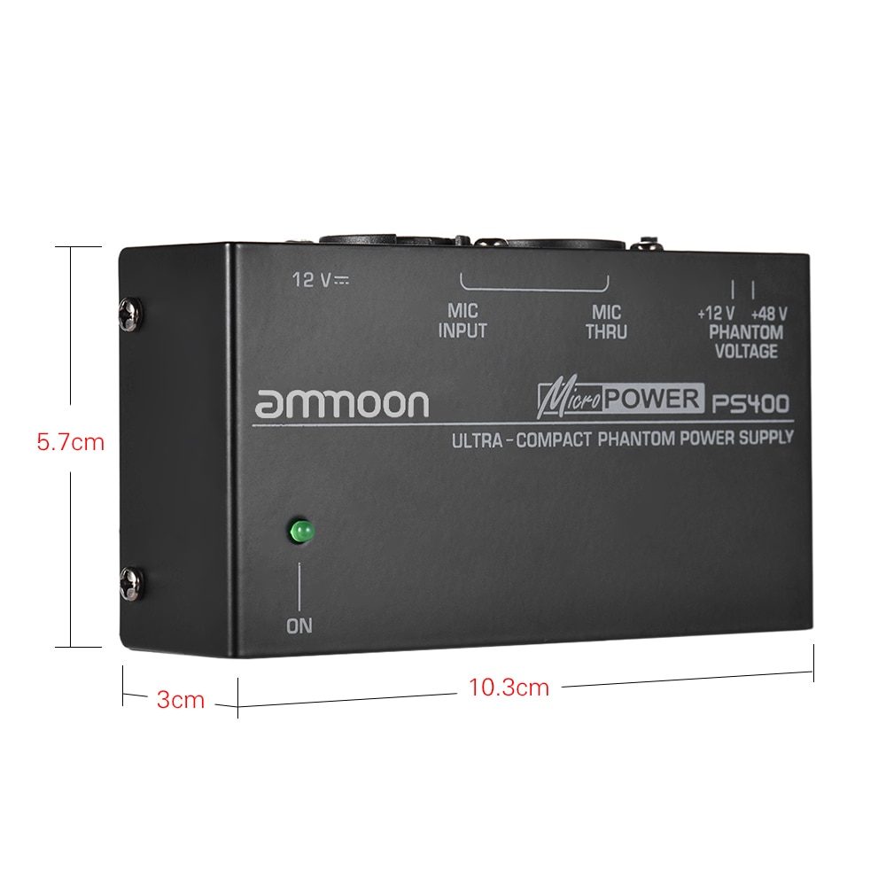 ammoon Ultra-compact Condenser Microphone Phantom ... – Grandado