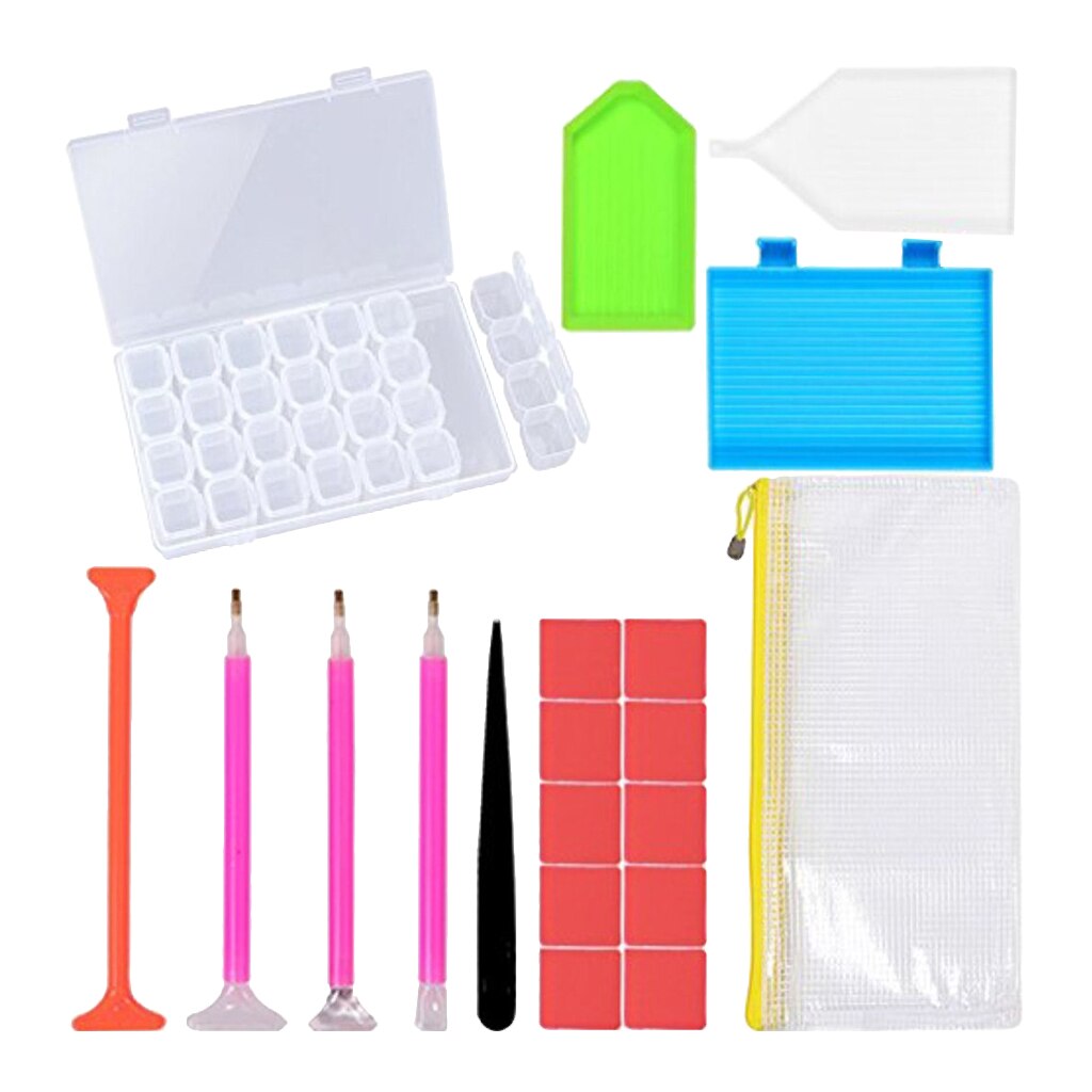 20 Pieces Diamond Painting Cross Stitch Tools Kit ... – Vicedeal