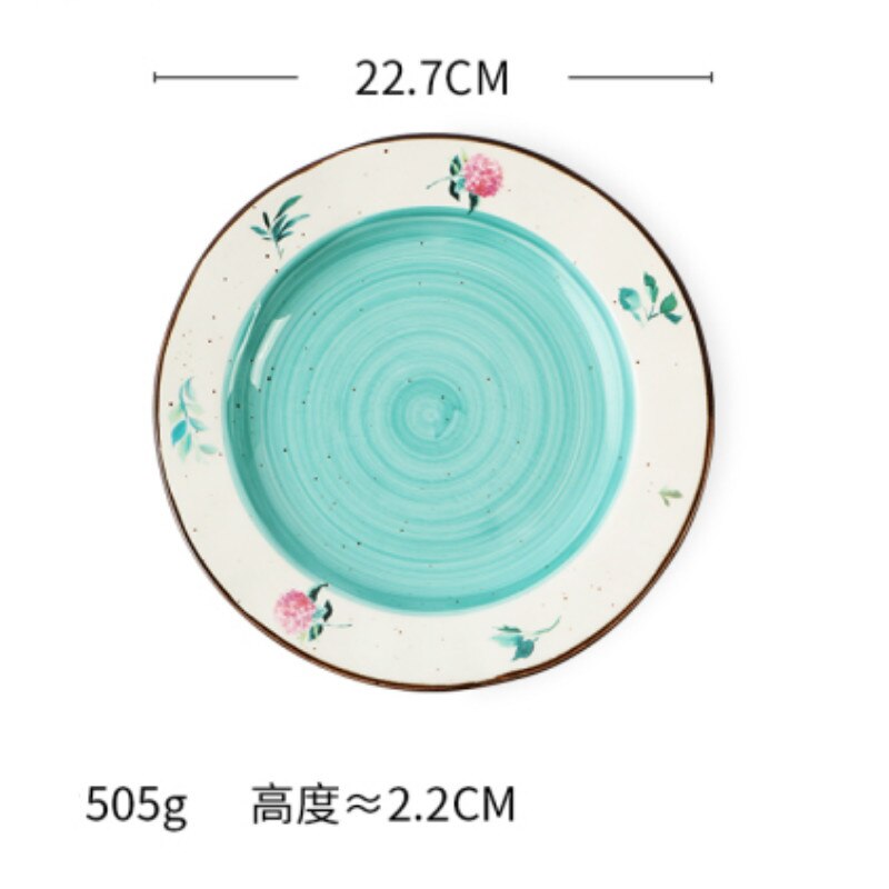 Home ceramic tableware western food deep/shallow d... – Vicedeal