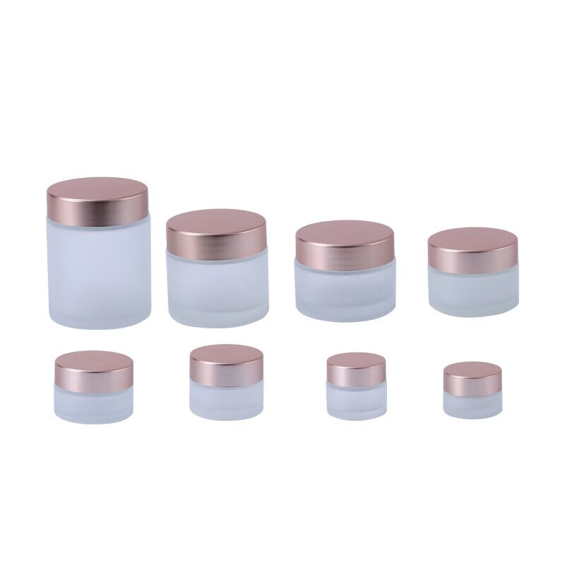 8pcs 5-100g Frosted Glass Cream Jar Cosmetic Conta... – Grandado