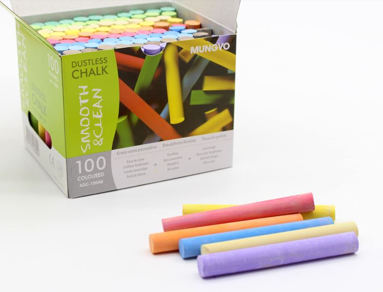 MUNGYO Clean Non-toxic Colored Chalk 10 Mounted Cr... – Grandado