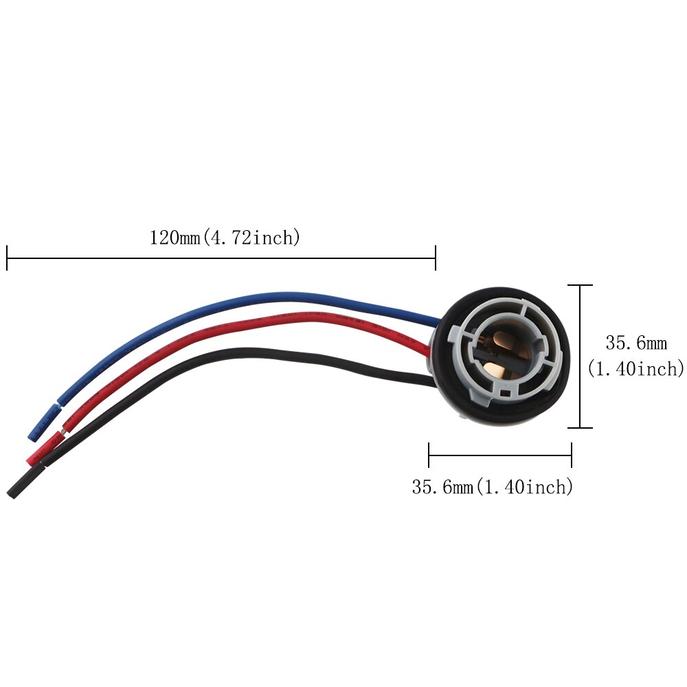 2PCS P21/5W 1157 bay15d LED Bulbs Socket Holder Tu... – Grandado