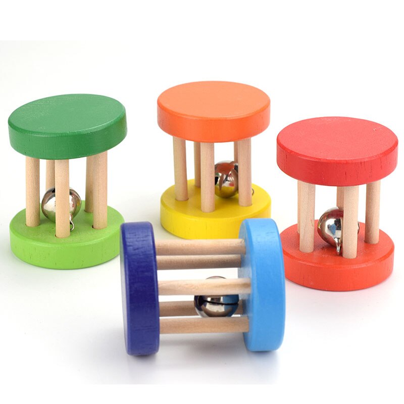 Five-column Rattle Wooden Toys 0-3 Years Baby Lear... – Vicedeal
