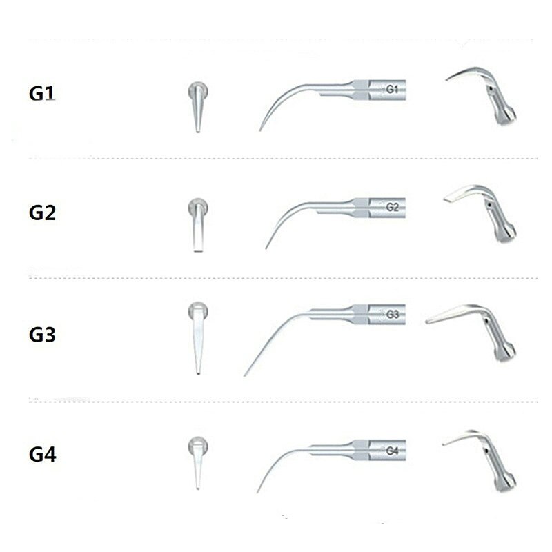 5Pcs Dental G1 G2 G3 G4 Ultrason Scaler Tips Fit E... – Grandado