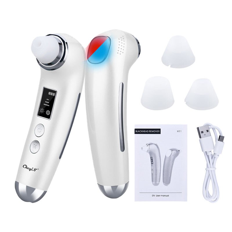 Led Blackhead Remover Vacuum Facial Cleaner Cold C... – Grandado