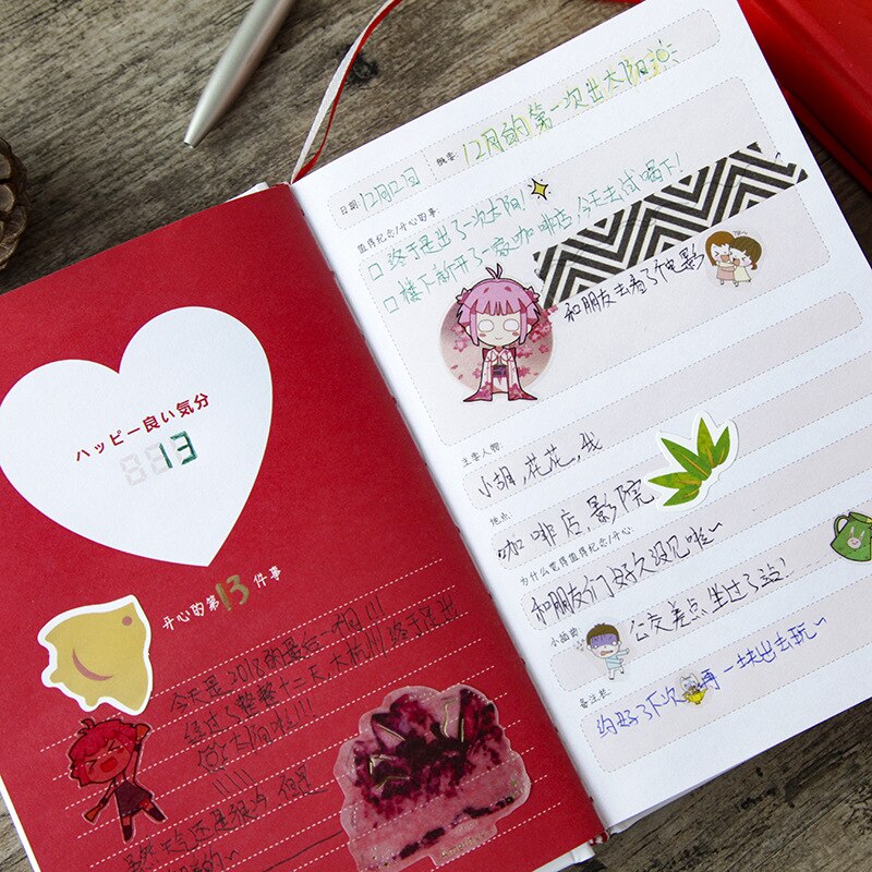 "My Heart" Hard Cover 100 Days Daily Planner Agend... – Grandado