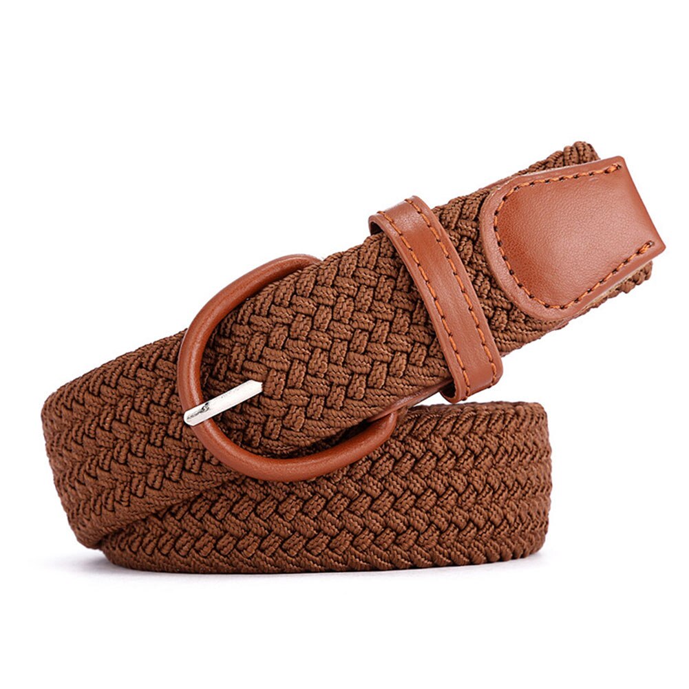 Men Women Knitted Pin Buckle Belt Casual Woven Can... – Grandado