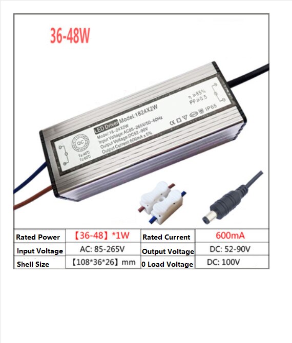 Waterproof Ballast Resistor 36 48 W Constant Curre... – Grandado