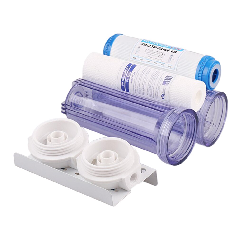 2 Stage 10 inch Clear Water Filter Household Pre-f... – Grandado