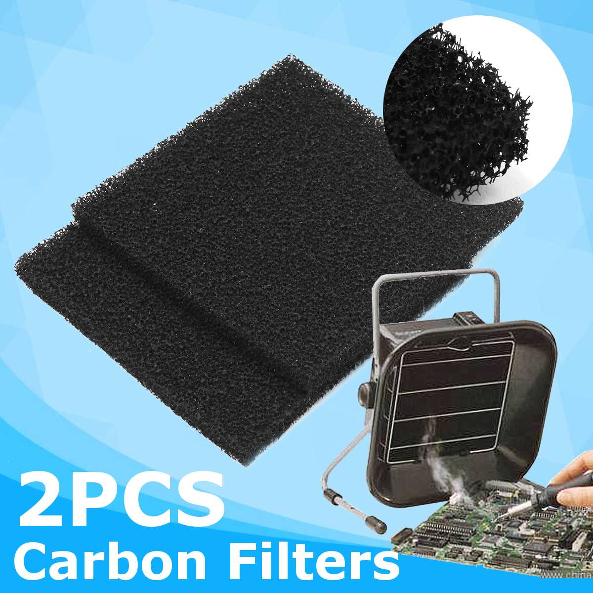 2pcs Activated Carbon Filter for Kitchen Extractor... – Vicedeal