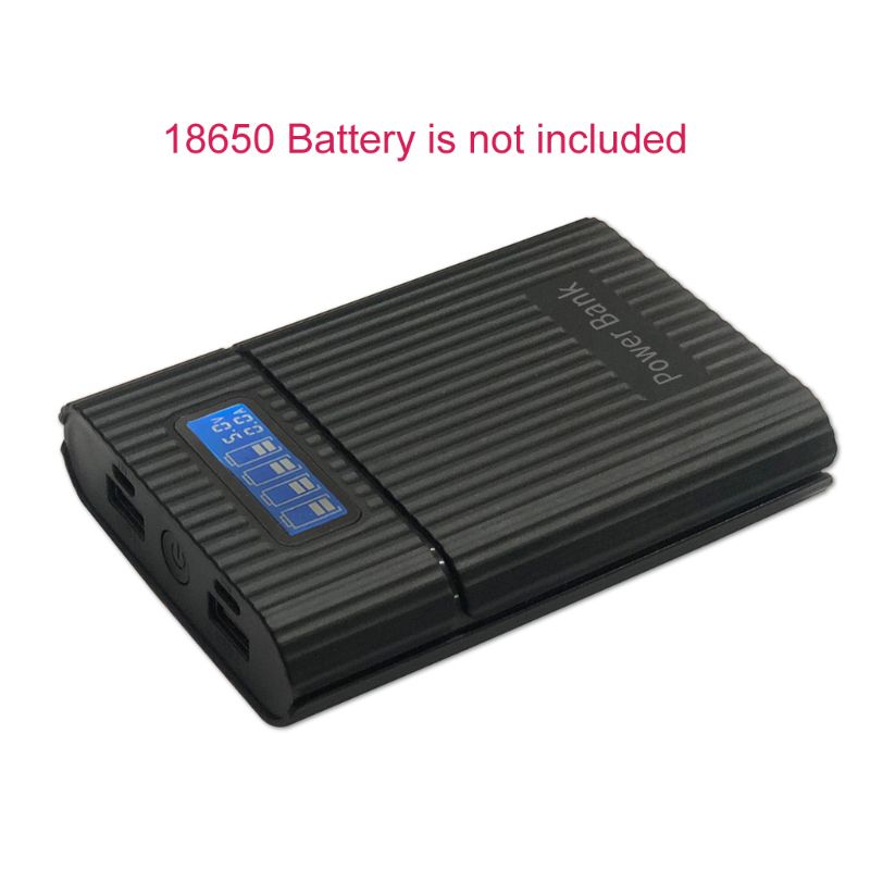 Anti-Reverse DIY Power Bank Box 4x 18650 Battery L... – Vicedeal