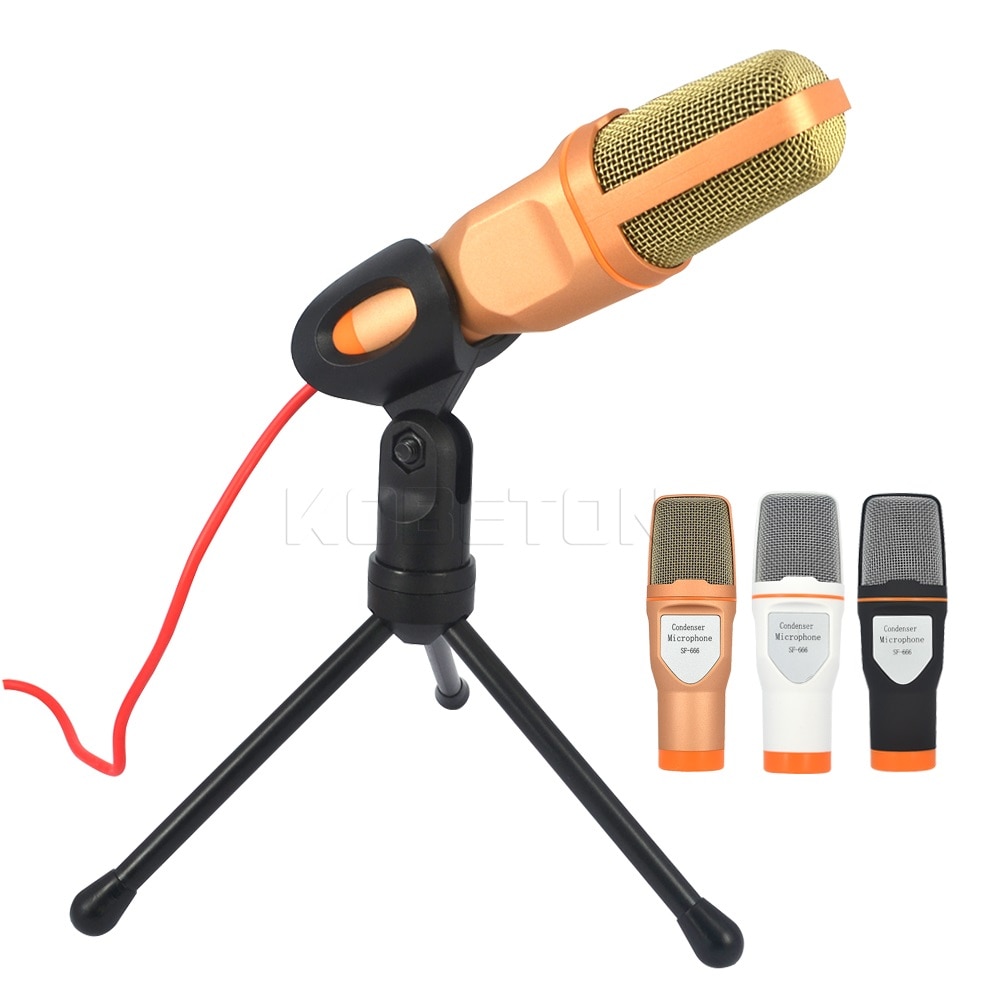 Kebidumei SF-666 Wired Microphone Condenser Sound ... – Vicedeal