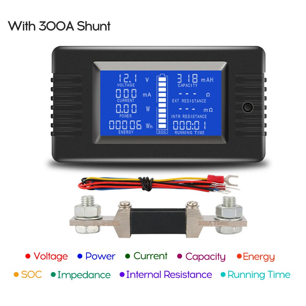 Lcd Display Digital Current Voltage Solar Power Me Vicedeal