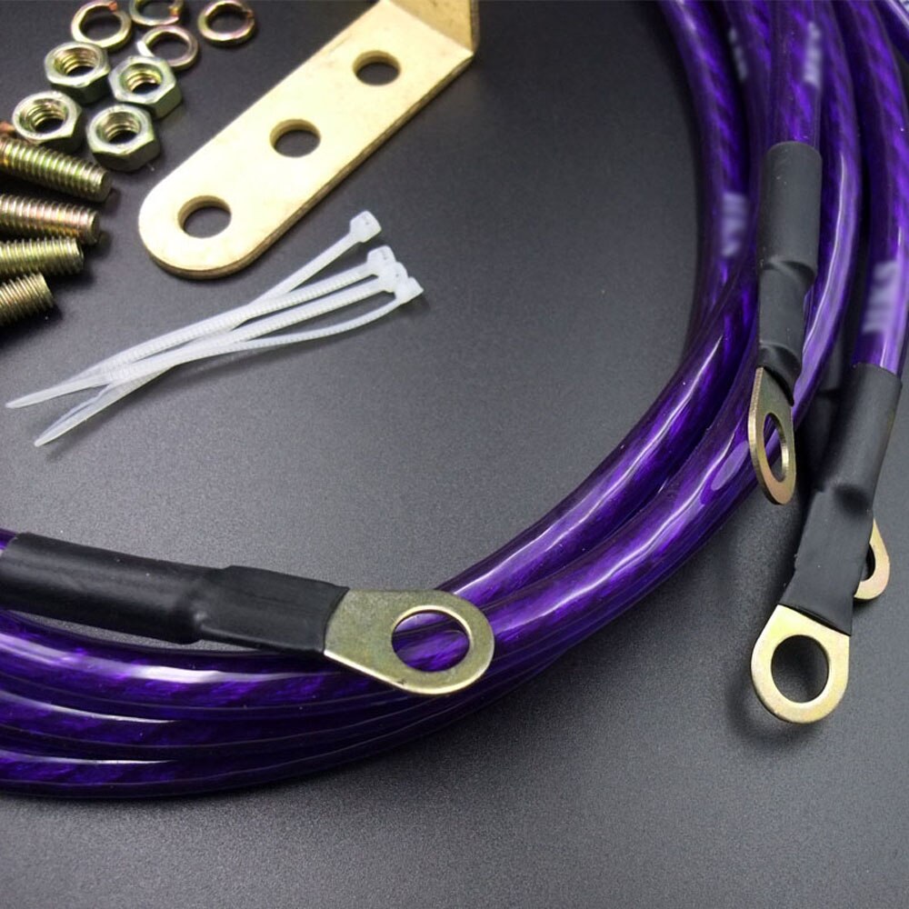 5PCS Purple Universal 5-Point Car High Performance... – Grandado